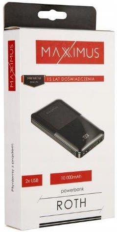 Powerbank Maximus Powerbank 10000 Mah 2X Usb Czarny - Opinie i ceny na ...