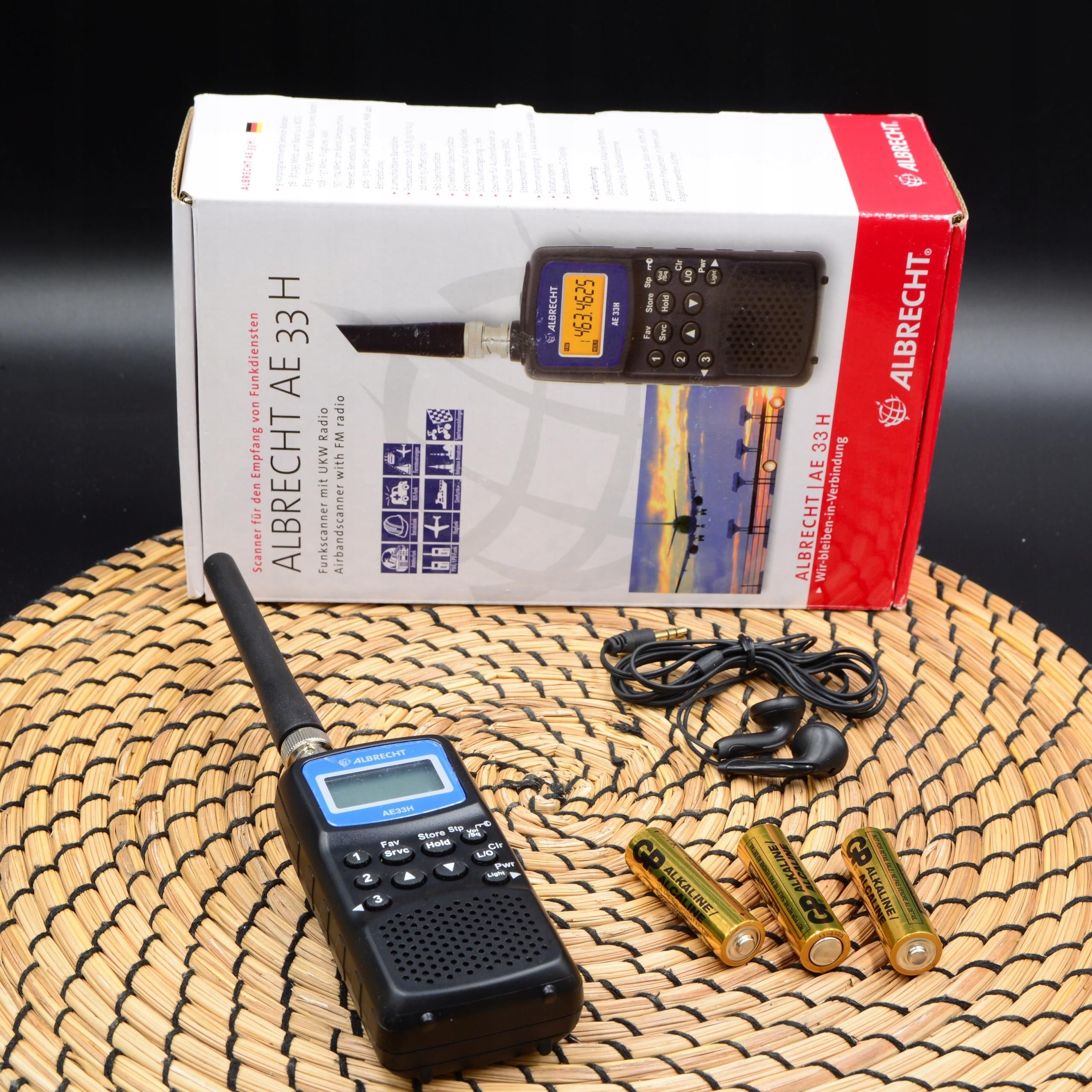 Albrecht Krótkofalówka Ae-33H Vhf/Uhf Am/Fm/Wfm - Opinie i ceny na Ceneo.pl