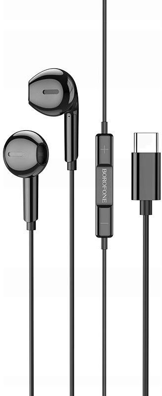 Zestaw słuchawkowy Borofone Słuchawki Bm71 Light Song Z Mikrofonem Typ C Czarn - Opinie i ceny ...