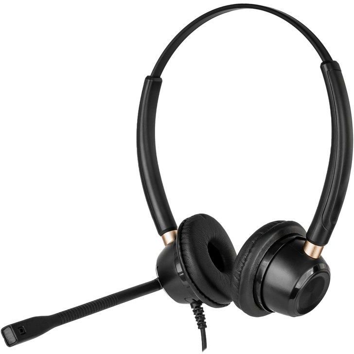 Zestaw słuchawkowy Engenius Call Center Headset Wired Tellur Voice 520N, Qd, Binaural, Usb ...