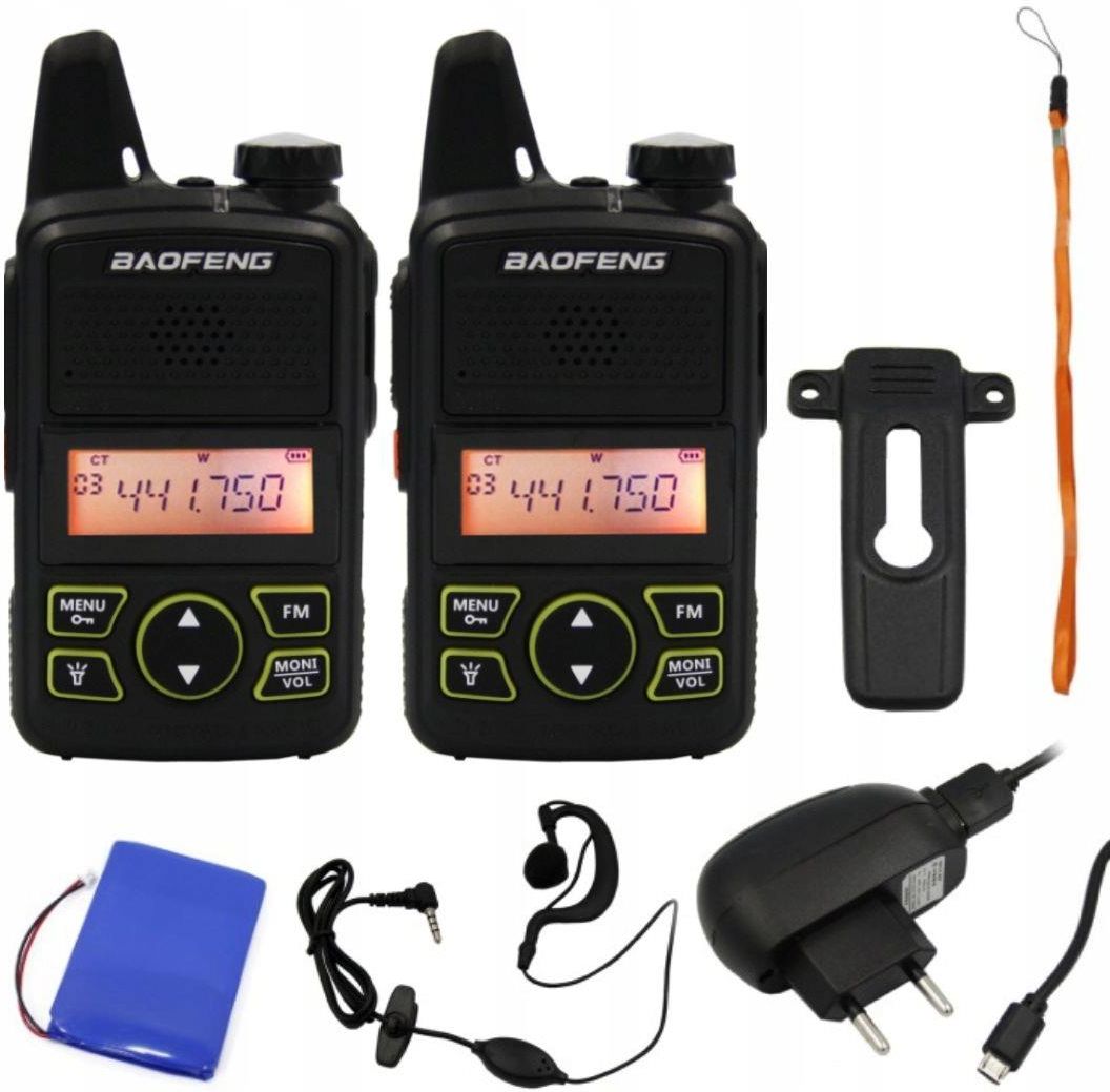 Baofeng Radiotelefon Bf-T1 Mini Walkie Talkie - Opinie i ceny na Ceneo.pl