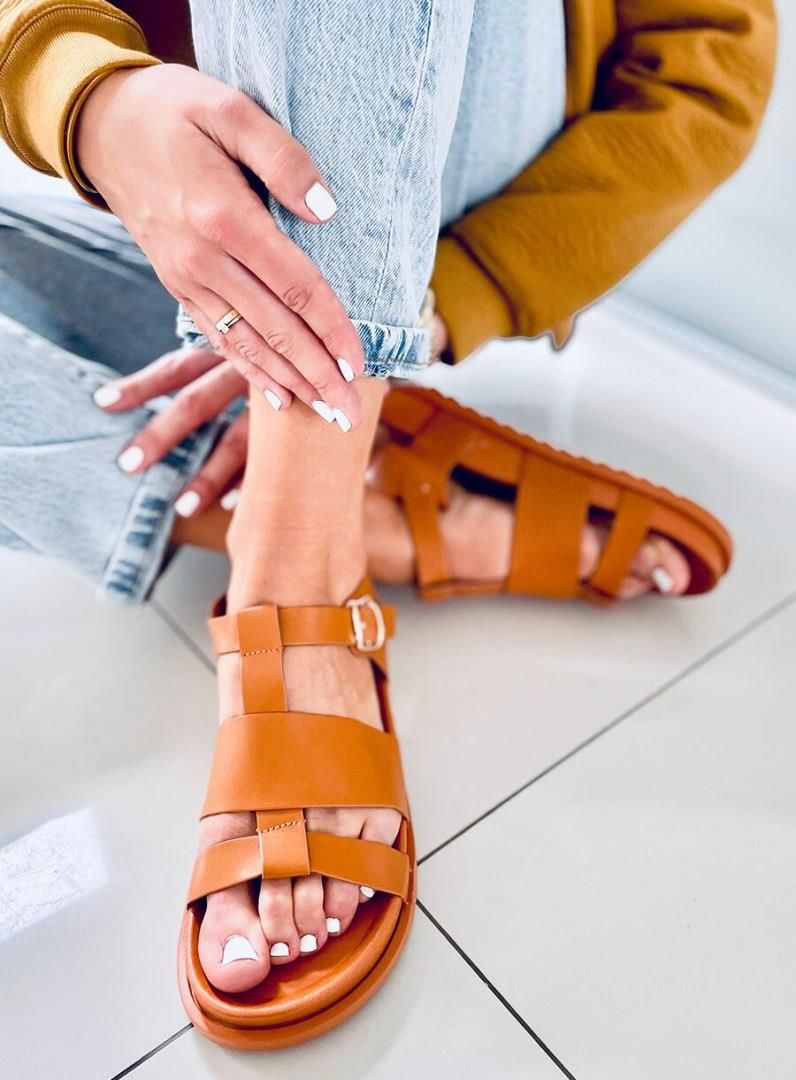 Sandałki Damskie Patsy Camel - Ceny i opinie - Ceneo.pl