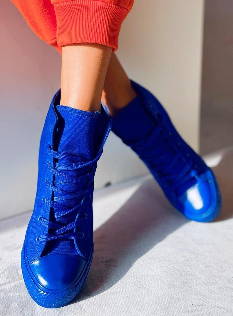 Trampki Na Koturnie Za Kostkę Parks Blue - Ceny i opinie - Ceneo.pl