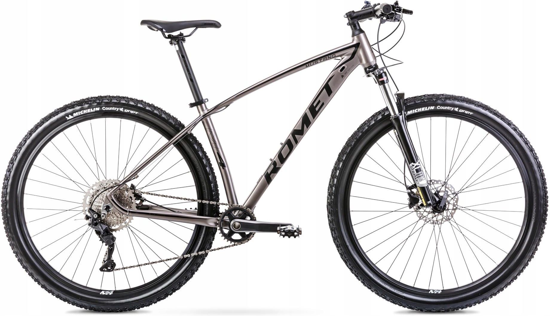 Romet Mustang M4 Szary 29 2022 - Rowery Górskie - Ceny i opinie Ceneo.pl