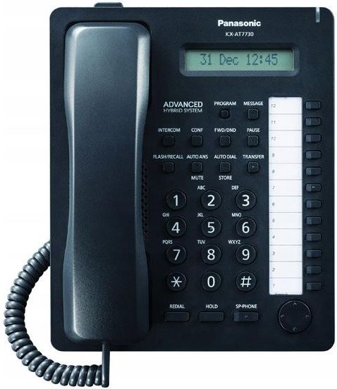 Centrala telefoniczna Panasonic Kx At7730 Następca Kx T7730 Czarne ...