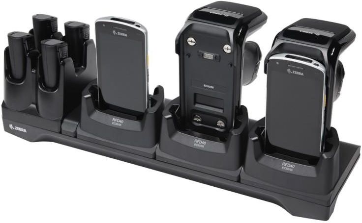 Zebra Rfd40 3 Device Slots-4 Toaster Slots Communication Cradle With ...