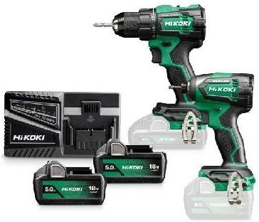 ZESTAW 18V HiKOKI (dawniej Hitachi) KC18DE WAZ BRUSHLESS - 2 akumulatory Multi Volt 36V/2.5Ah ...