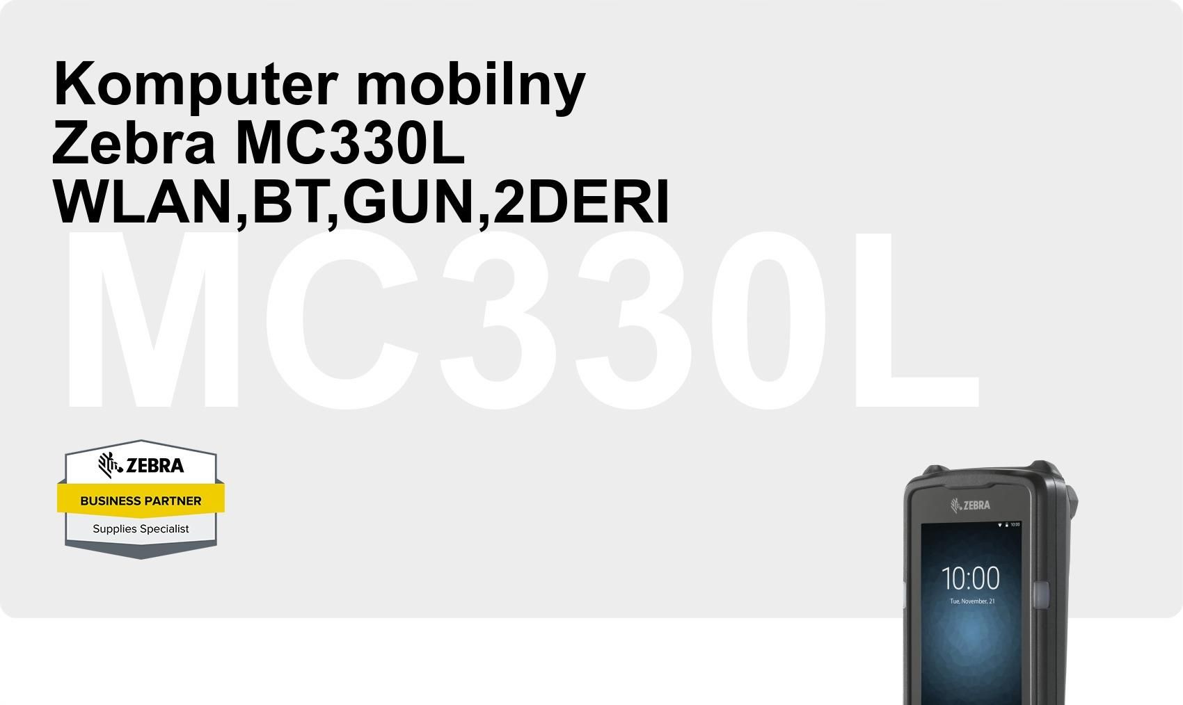 Zebra Komputer Mobilny Mc330L Wlan,Bt,Gun,2Deri (MC330LGE4EG4RW) - Ceny ...