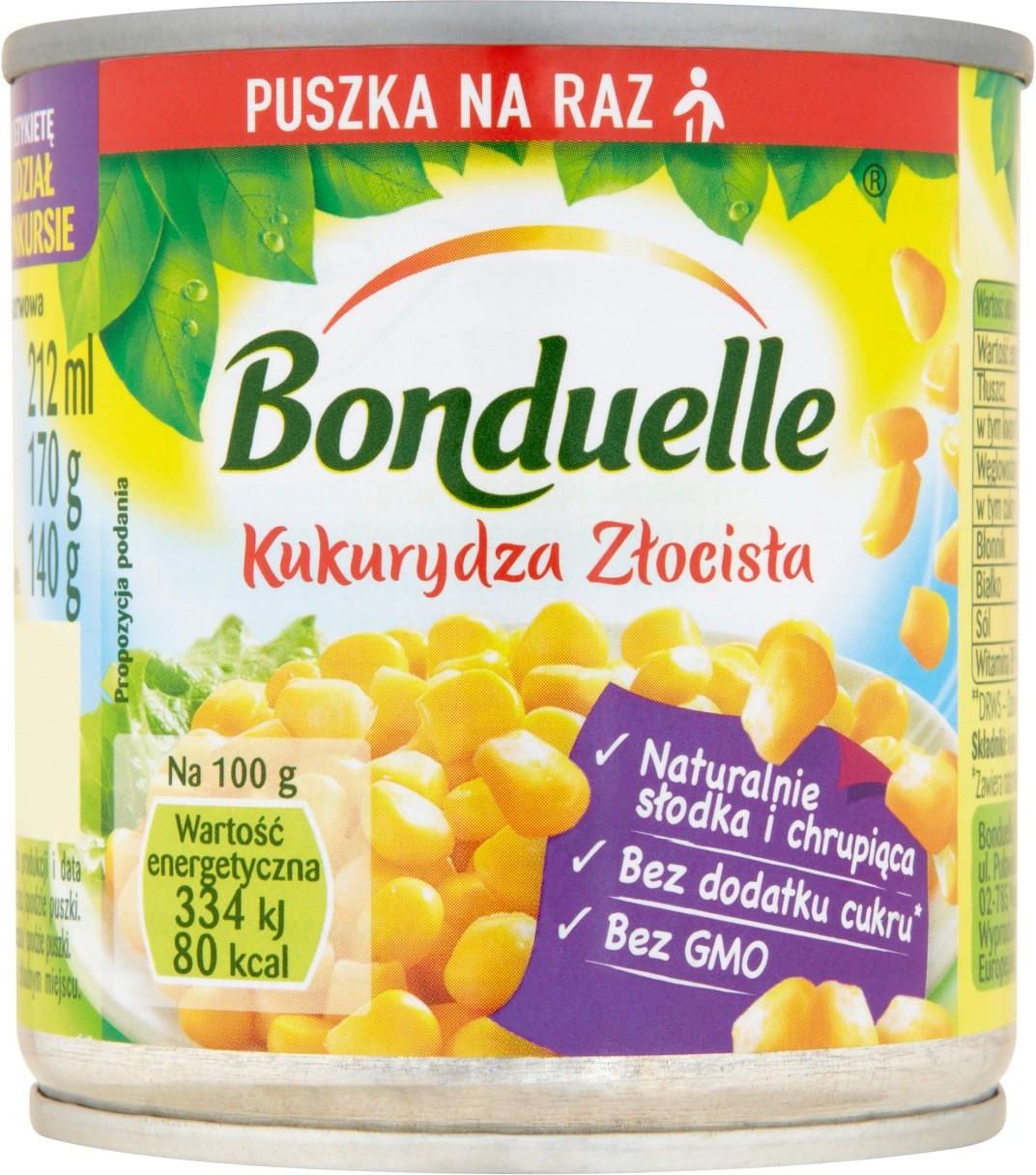 Bonduelle bonduelle kukurydza złocista 170g - Ceny i opinie - Ceneo.pl