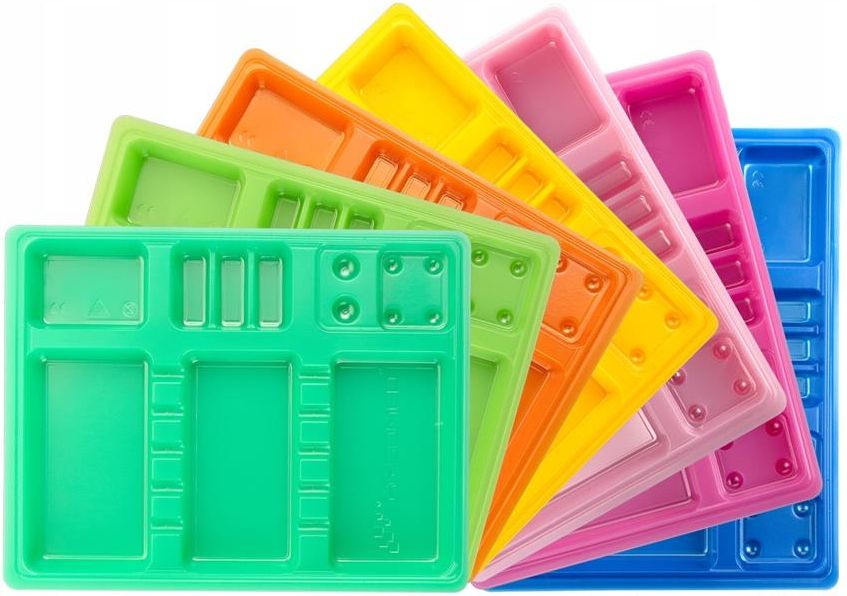 Tacki Jednorazowe Kolorowe Hygomed 100Szt. Szary - ceny i opinie - Ceneo.pl