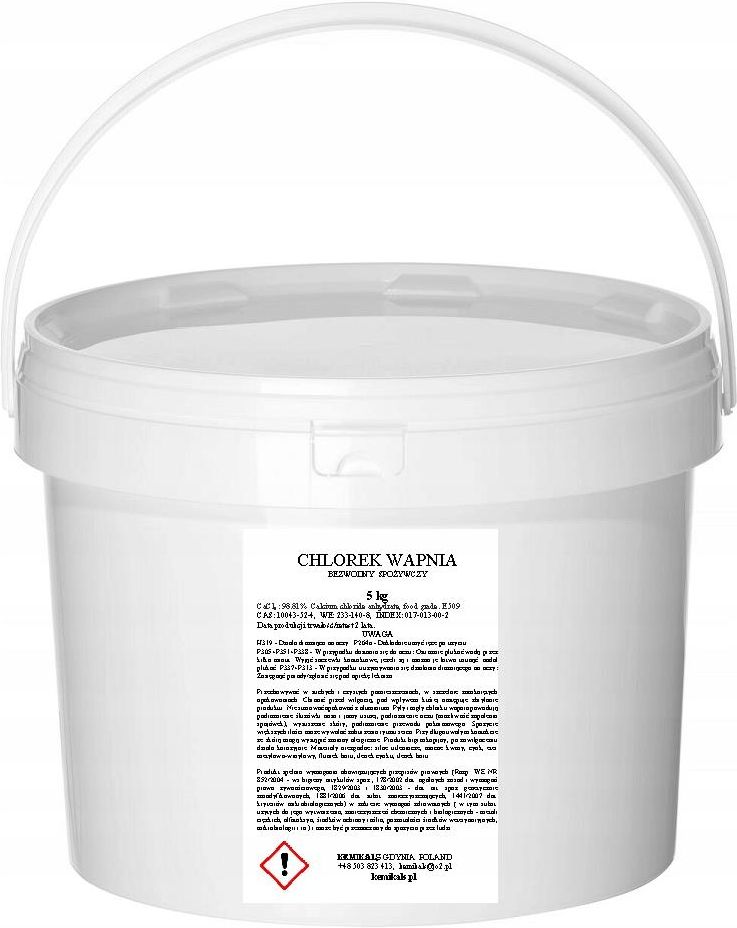 Kemikals Chlorek Wapnia Bezwodny Spożywczy 5Kg - ceny i opinie - Ceneo.pl Kemikals Chlorek Wapnia Bezwodny Spożywczy 5Kg - ceny i opinie - Ceneo.pl
