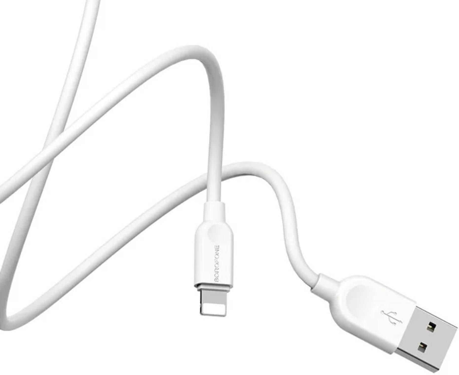 Borofone Kabel 2.4A 1M Usb - Lightning Bx14 Biały - Opinie i ceny na ...