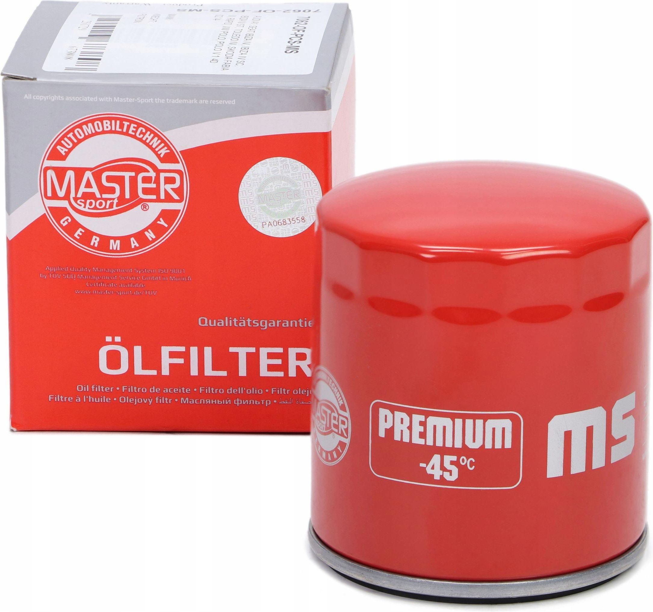 Mastersport Germany Filtr Oleju Audi Seat Skoda Vw 14 Tdi - opinie i ...