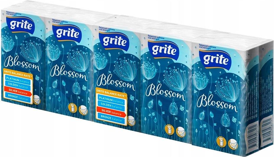 Grite Chusteczki Higieniczne Blossom 10 szt. - Opinie i ceny na Ceneo.pl