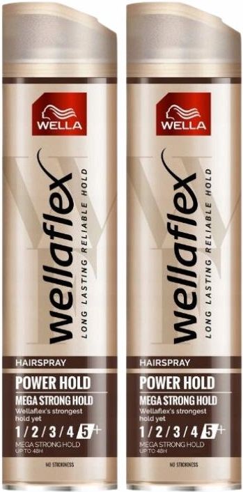 Wella Wellaflex Power Hold 5+ Lakier Do Włosów 250Ml X2 - Opinie i ceny ...