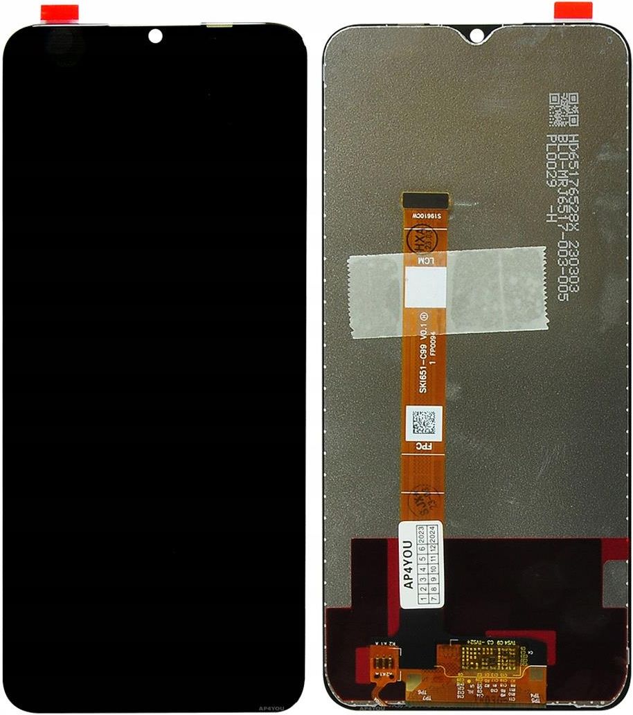 Podzespoły do telefonu Oppo Wyświetlacz Lcd Dotyk Realme C21Y Rmx3261 ...