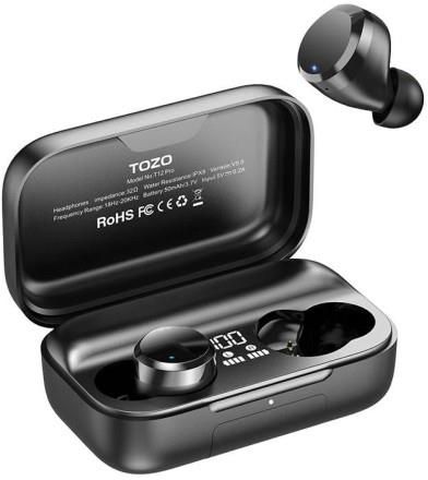Słuchawki Tozo Słuchawki TWS T12 PRO Czarne - Opinie i ceny na Ceneo.pl