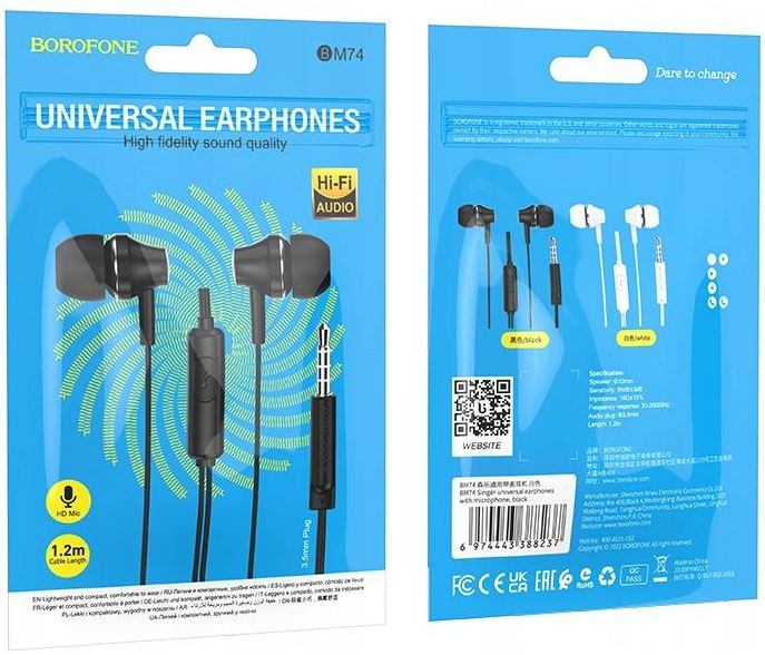 Zestaw słuchawkowy Borofone Słuchawki BM74 Singer białe - Opinie i ceny na Ceneo.pl