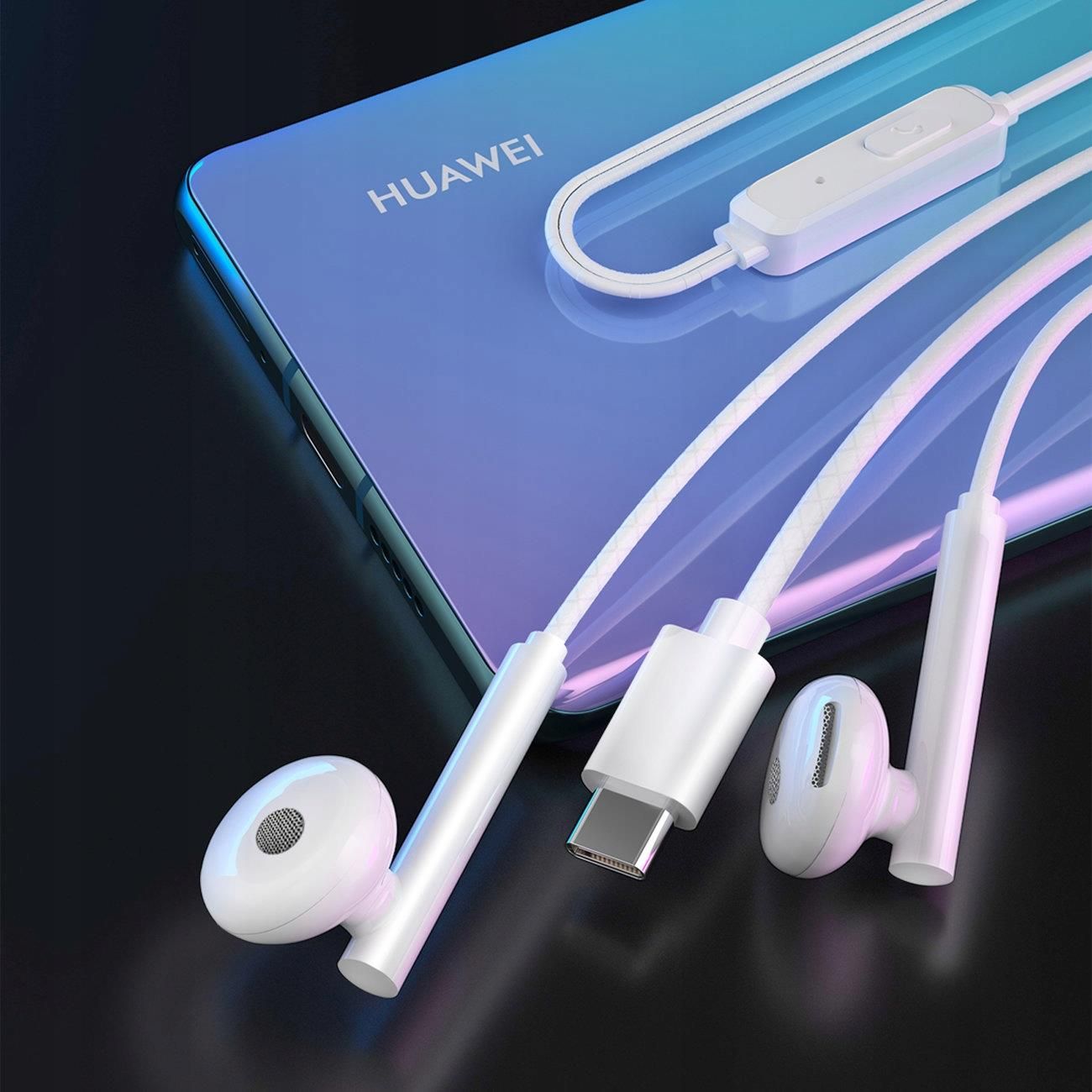 Zestaw słuchawkowy Dudao przewodowe słuchawki USB Typ C 1,2m biały (X ...