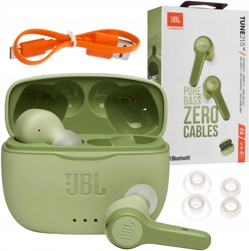 Słuchawki Jbl Tune 215 Tws Zielone Green - Opinie i ceny na Ceneo.pl