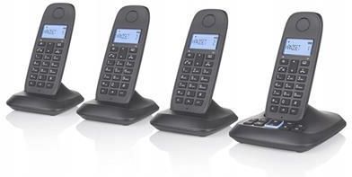 Telefon Topcom TE-5748 Bezprzewodowy Telefon Set x 4 Stacjonarny ...