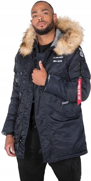 Kurtka Alpha Industries N3B Airborne rep.blue XL - Ceny i opinie - Ceneo.pl