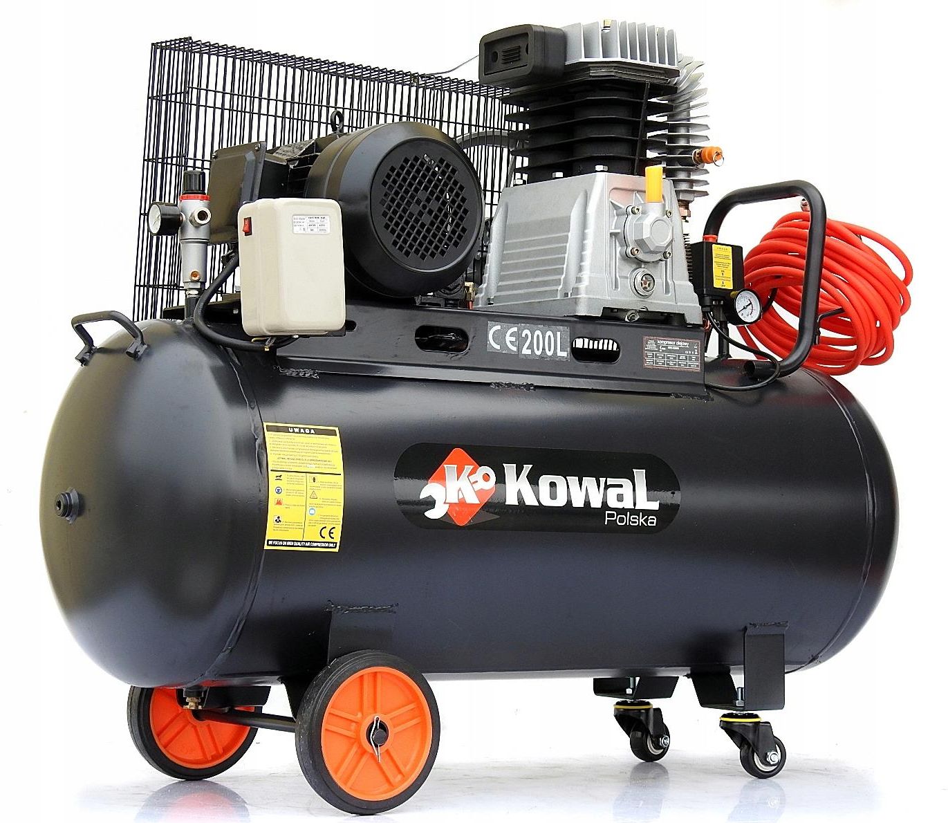 Kowal Polska Kompresor 200L 10 Bar Olejowy Sprężarka Powietrza K20 - Opinie i ceny na Ceneo.pl