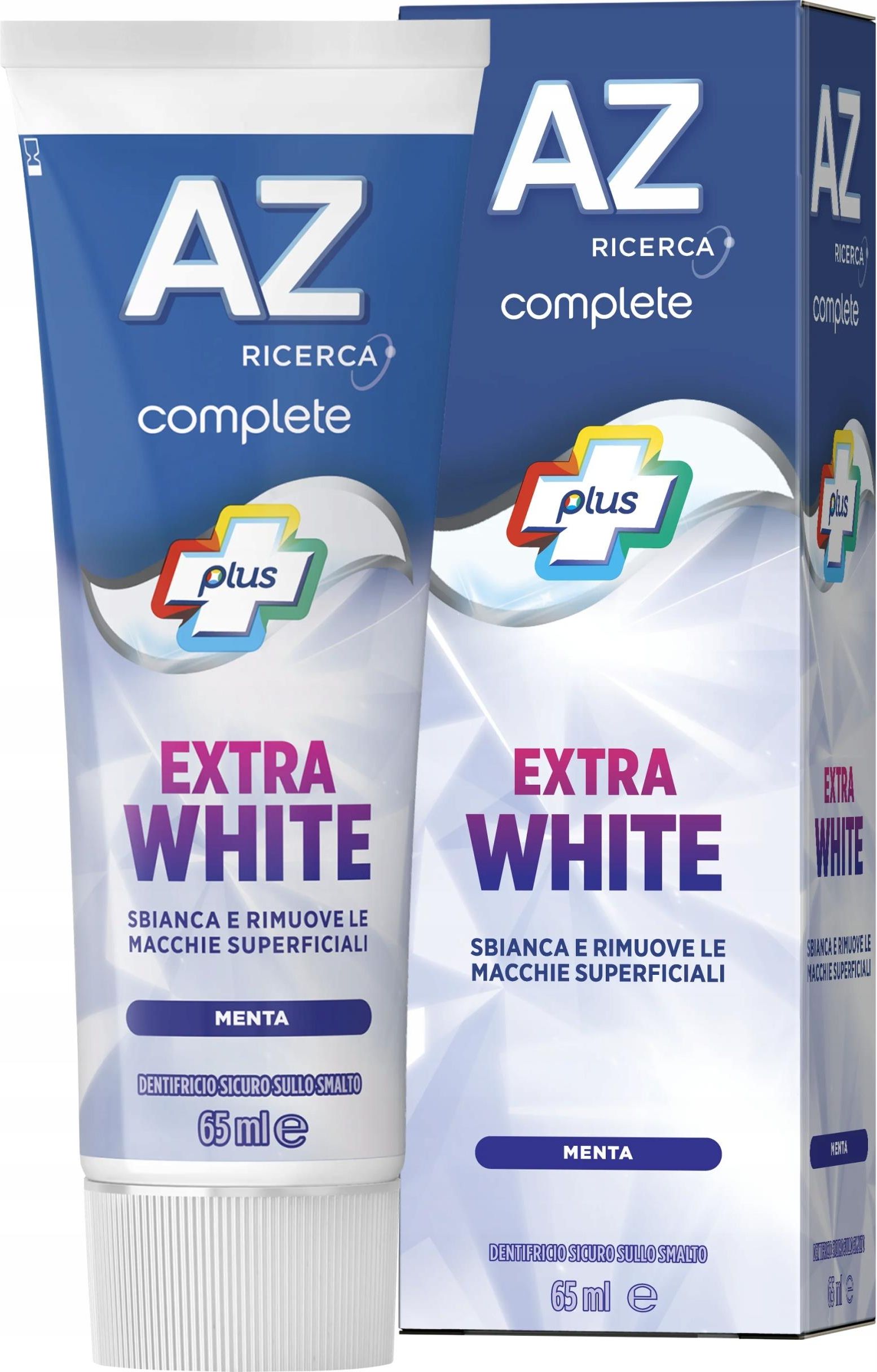 Az Ricerca Az Plus Complete Extra White Pasta Do Zębów 65 ml - Opinie i ...
