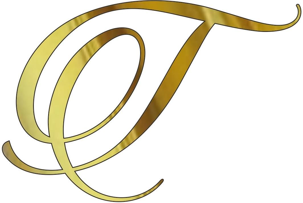 Inicjał Złoty Samoprzylepny Litera T Kaligrafia 40cm - Opinie i ...