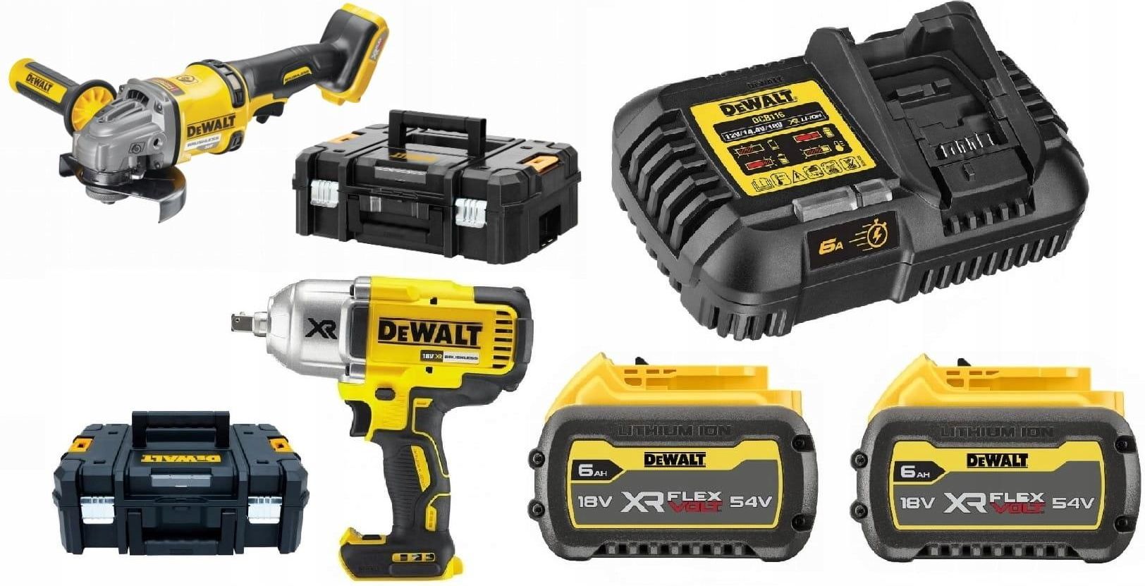 Dewalt Szlifierka Kątowa Dcg414 Klucz Dcf899 2X6Ah DCG414NT54V - Opinie ...