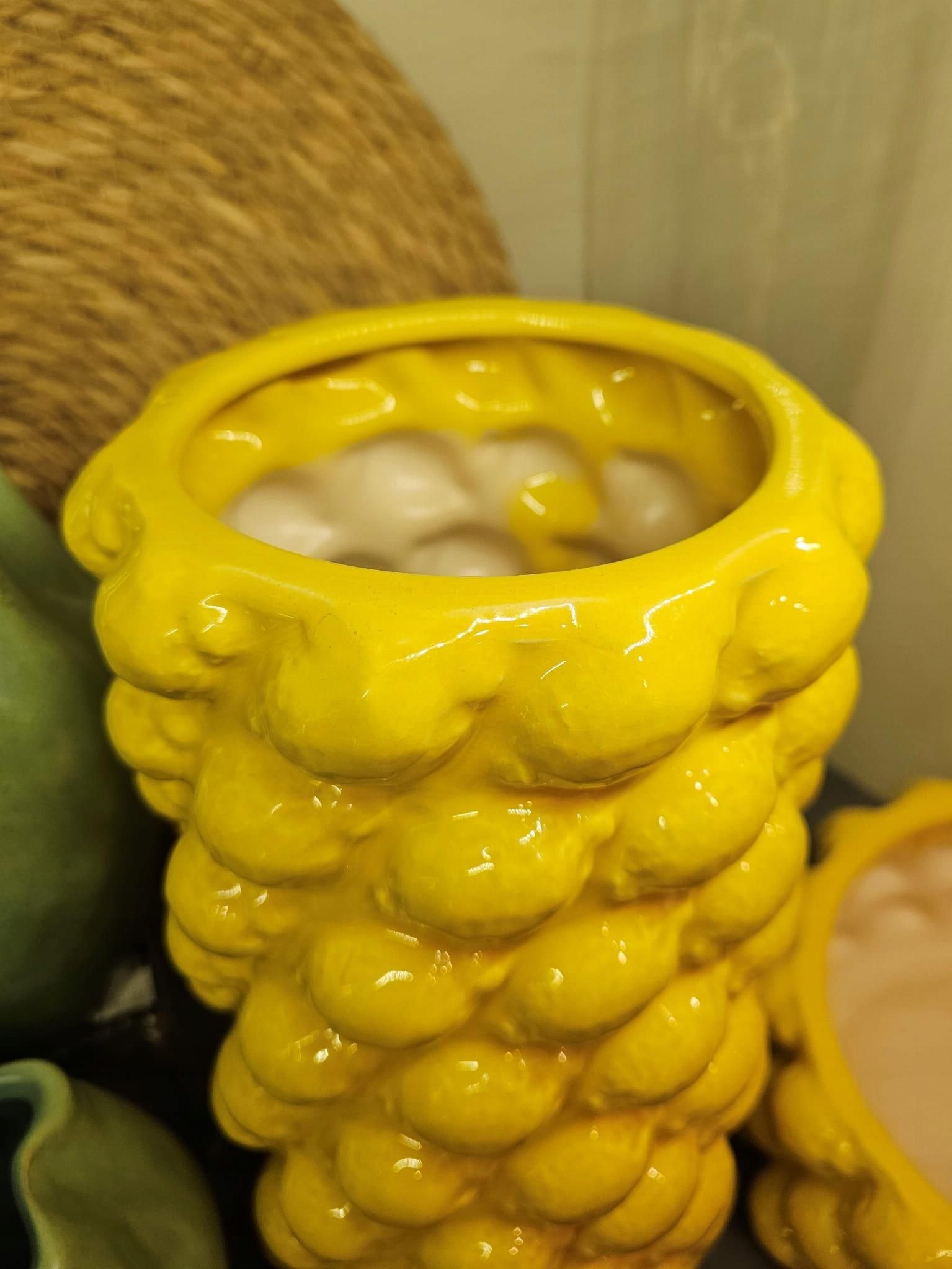 Ceramiczny Wysoki Wazon Żółty 16X26Cm W Cytryny - Opinie i atrakcyjne ...