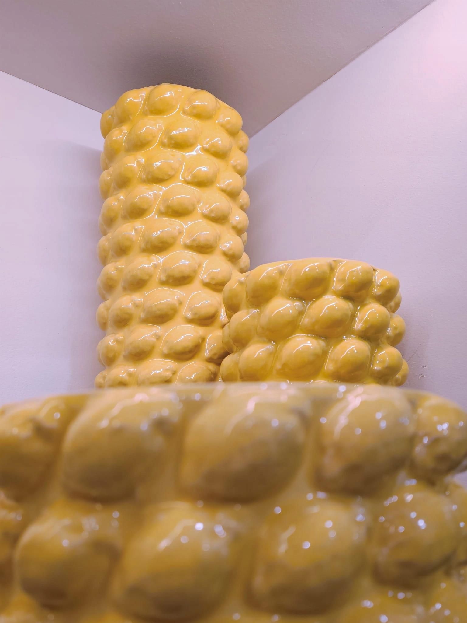 Ceramiczny Wysoki Wazon Żółty 16X26Cm W Cytryny - Opinie i atrakcyjne ...