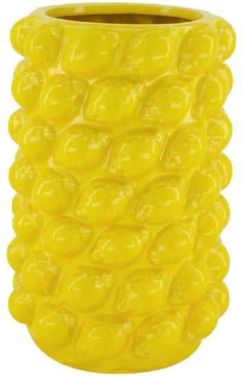 Ceramiczny Wysoki Wazon Żółty 16X26Cm W Cytryny - Opinie i atrakcyjne ...