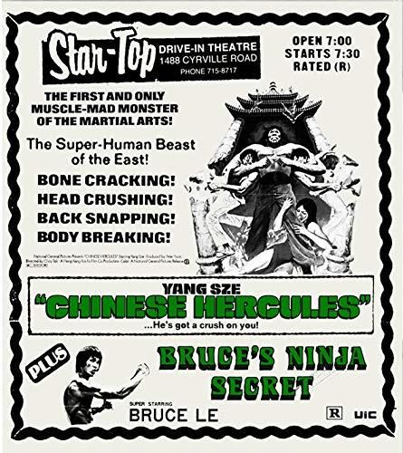 Film Blu-ray Chinese Hercules + Bruce's Ninja Secret (Drive-in Double ...
