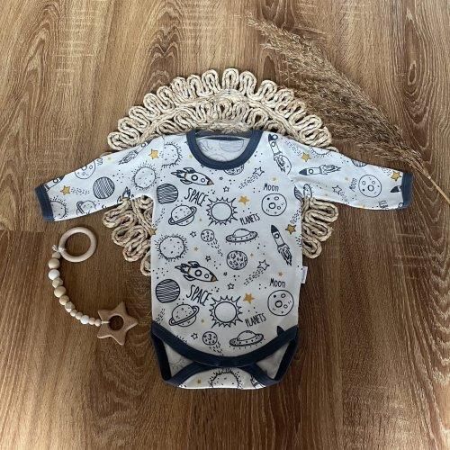 Mamatti Body z długim rękawkiem Kosmos - Ceny i opinie - Ceneo.pl