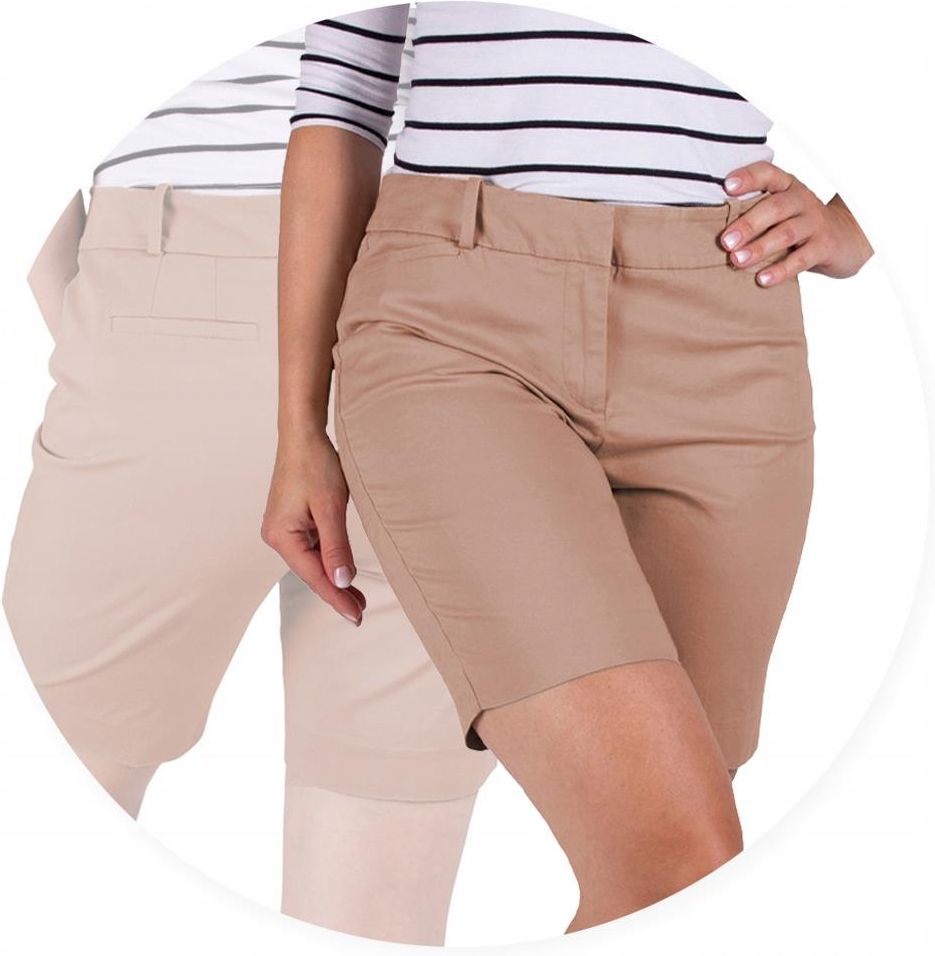 Krótkie Spodenki damskie do kolan Duże Rozmiary 58 - Ceny i opinie ...