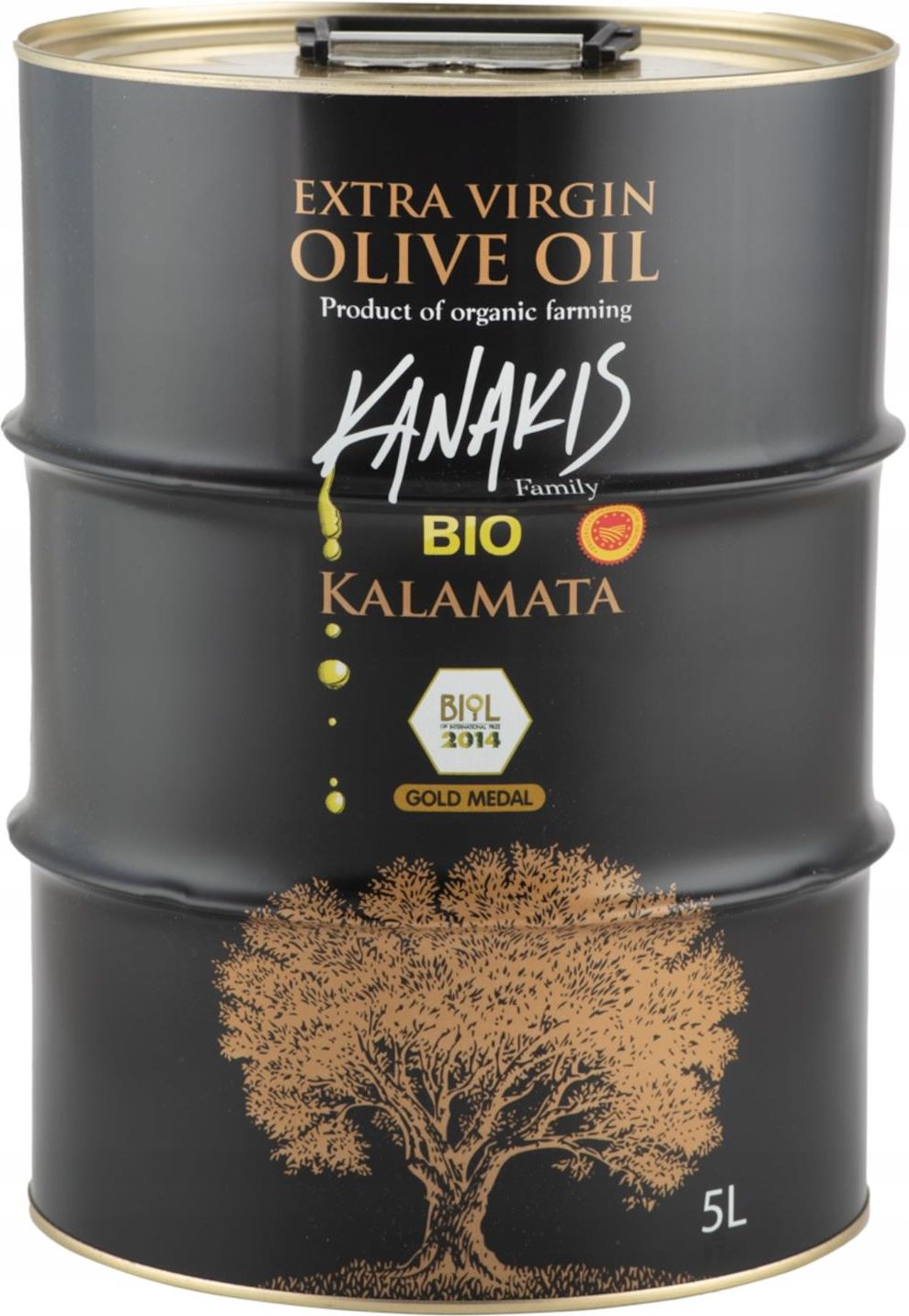 Kanakis Family Organiczna Grecka Oliwa Extra Pdo Z Peloponezu 5L - Ceny ...