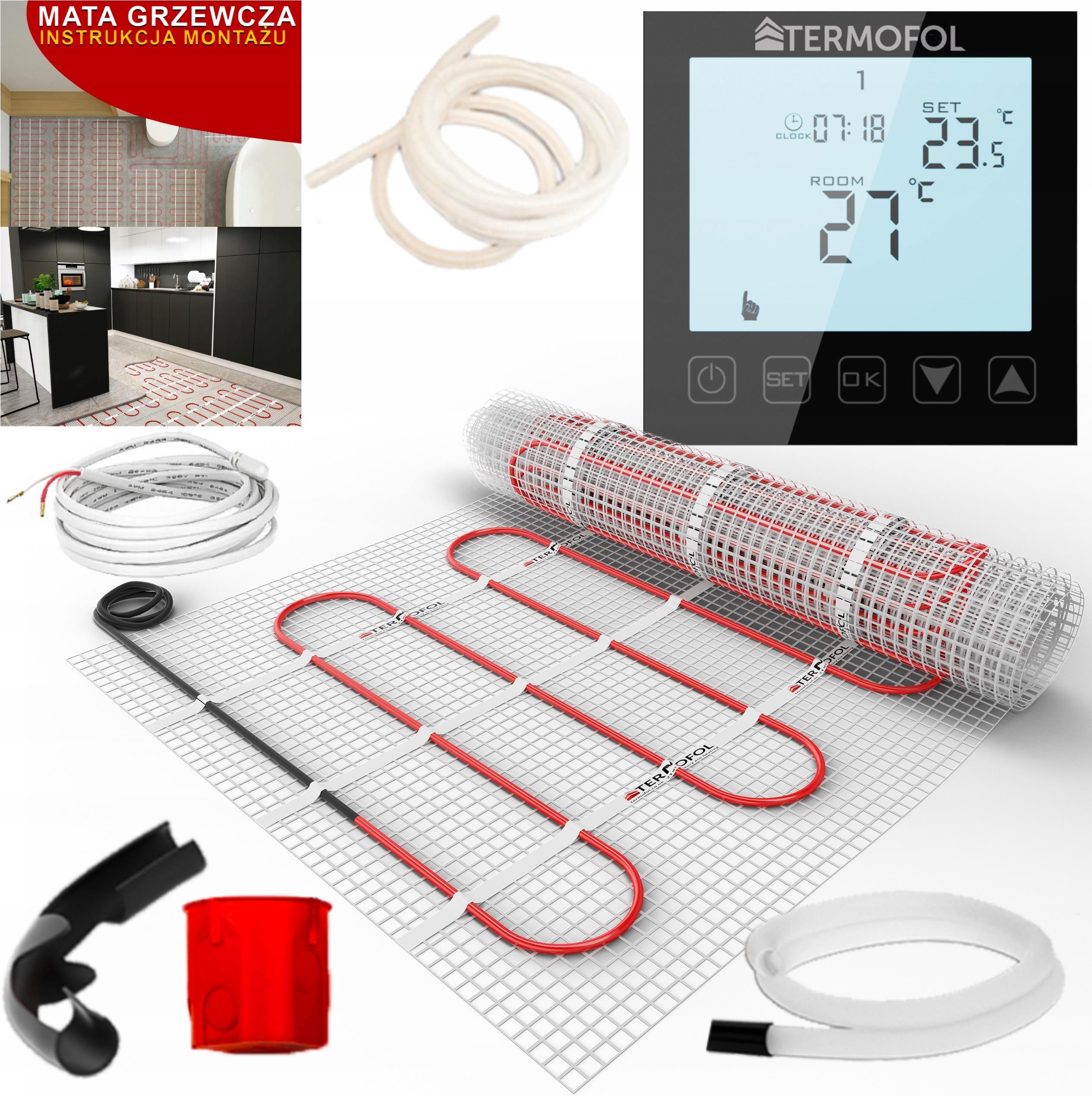 Ogrzewanie podłogowe Vendacenter Mata Grzewcza Pod Płytki 150W/m2 0,5 m2 ZMGH105CZ - Opinie i ...