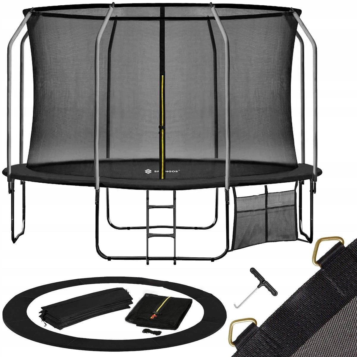 Springos Trampolina Ogrodowa 435CM Dla Dzieci 14FT - Ceny i opinie ...