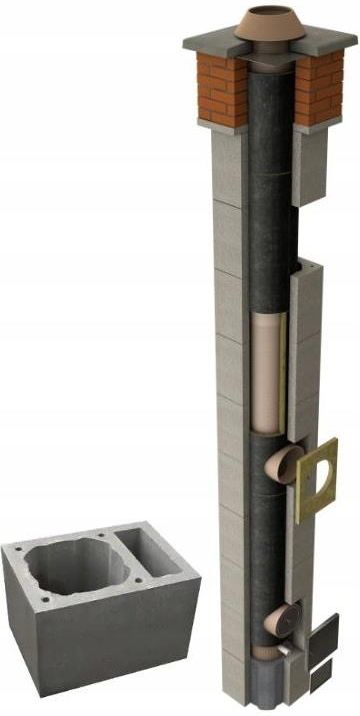 System kominkowy Jawar Komin Ceramiczny Uniwersal Plus Fi 200 6M +W - Opinie i ceny na Ceneo.pl