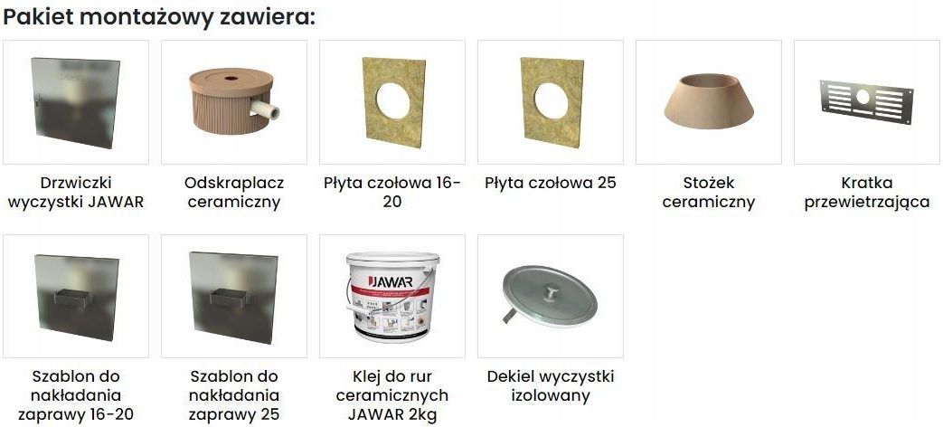 System kominkowy Jawar Komin Ceramiczny Uniwersal Plus Fi 180 7M - Opinie i ceny na Ceneo.pl