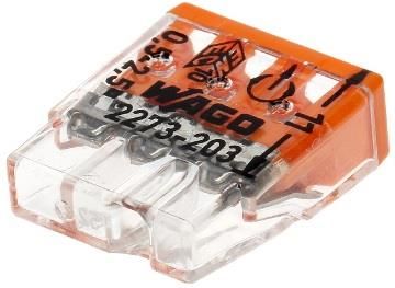 Wago Szybkozłączka Na Drut 3x2,5 2273-203 10 szt. 2273203 - Opinie i ...