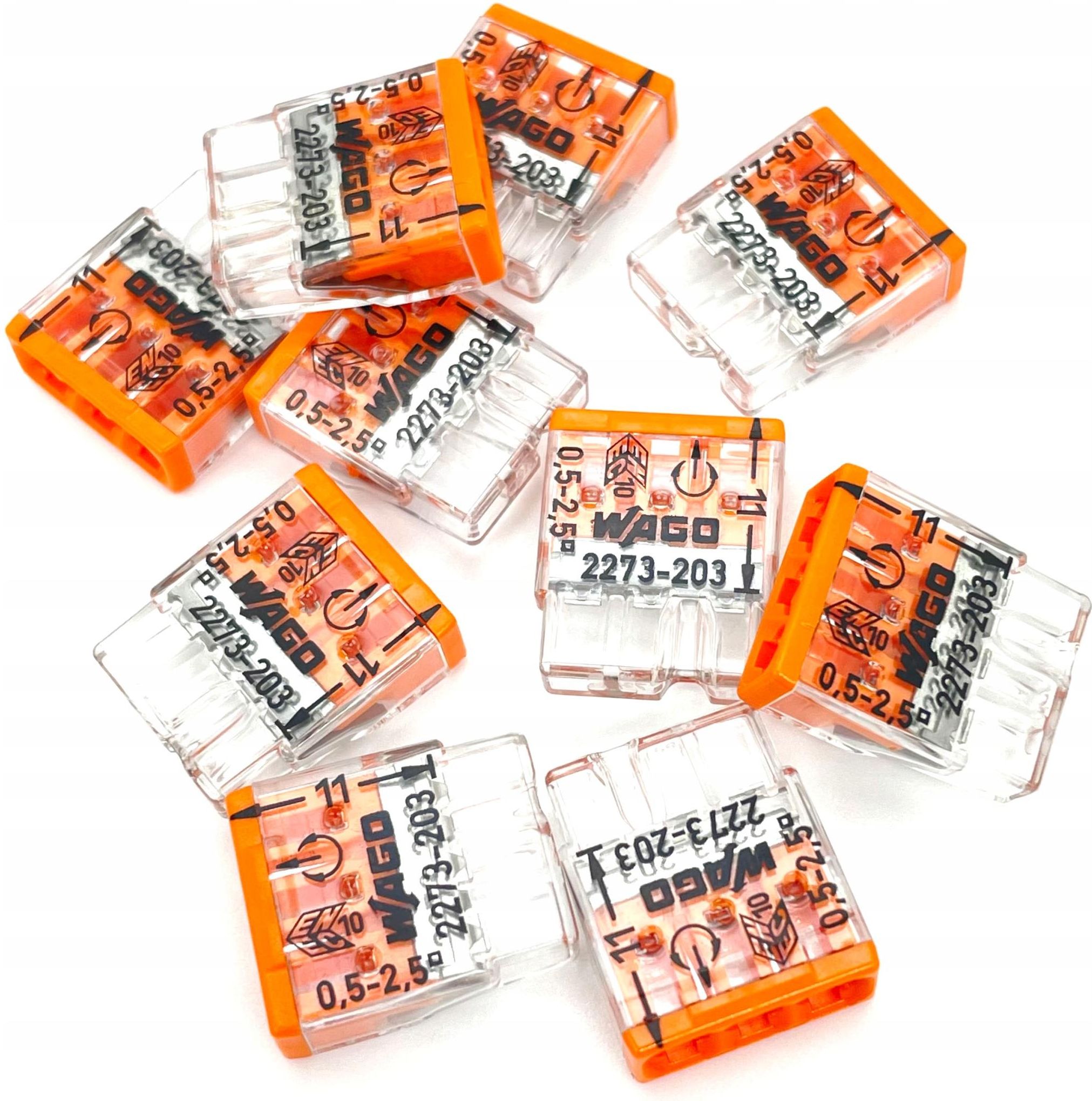 Wago Szybkozłączka Na Drut 3x2,5 2273-203 10 szt. 2273203 - Opinie i ...