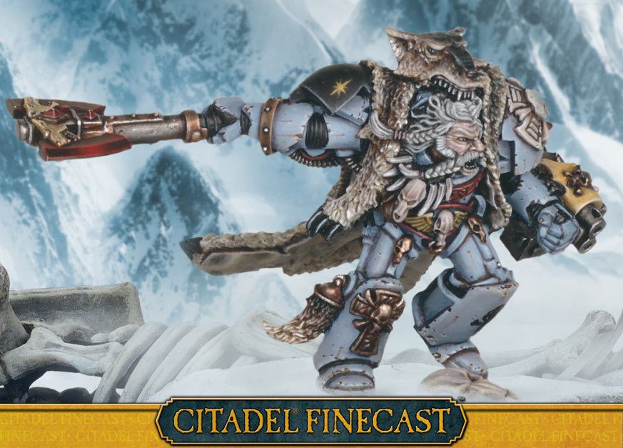 Games Workshop SPACE WOLVES LOGAN GRIMNAR (FINECAST) - Gra planszowa ...