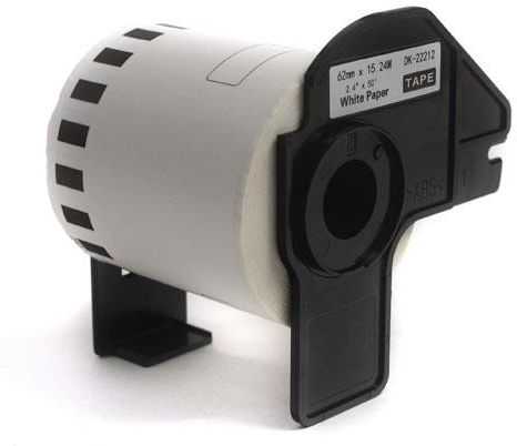 Tusz Jetworld Etykiety Zamiennik Brother DK Czarny na Białym 62mm*15 ...