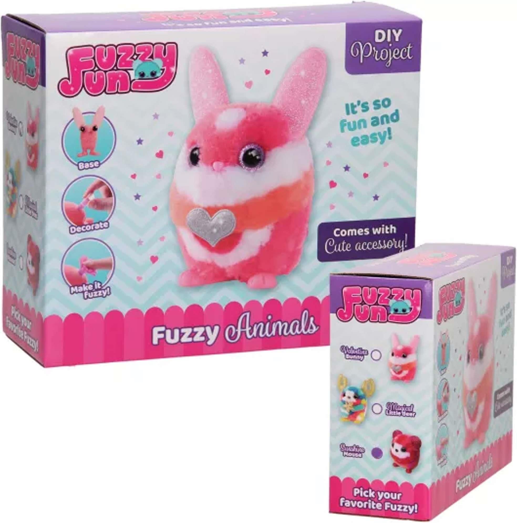 John Fuzzy Animals Puszki Kłębuszki Pluszowy Króliczek Diy - Ceny i ...