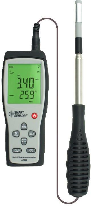 Smart Sensor Anemometr Termiczny Termoanemometr Usb AR866A - Anemometry - Opinie i ceny na Ceneo.pl