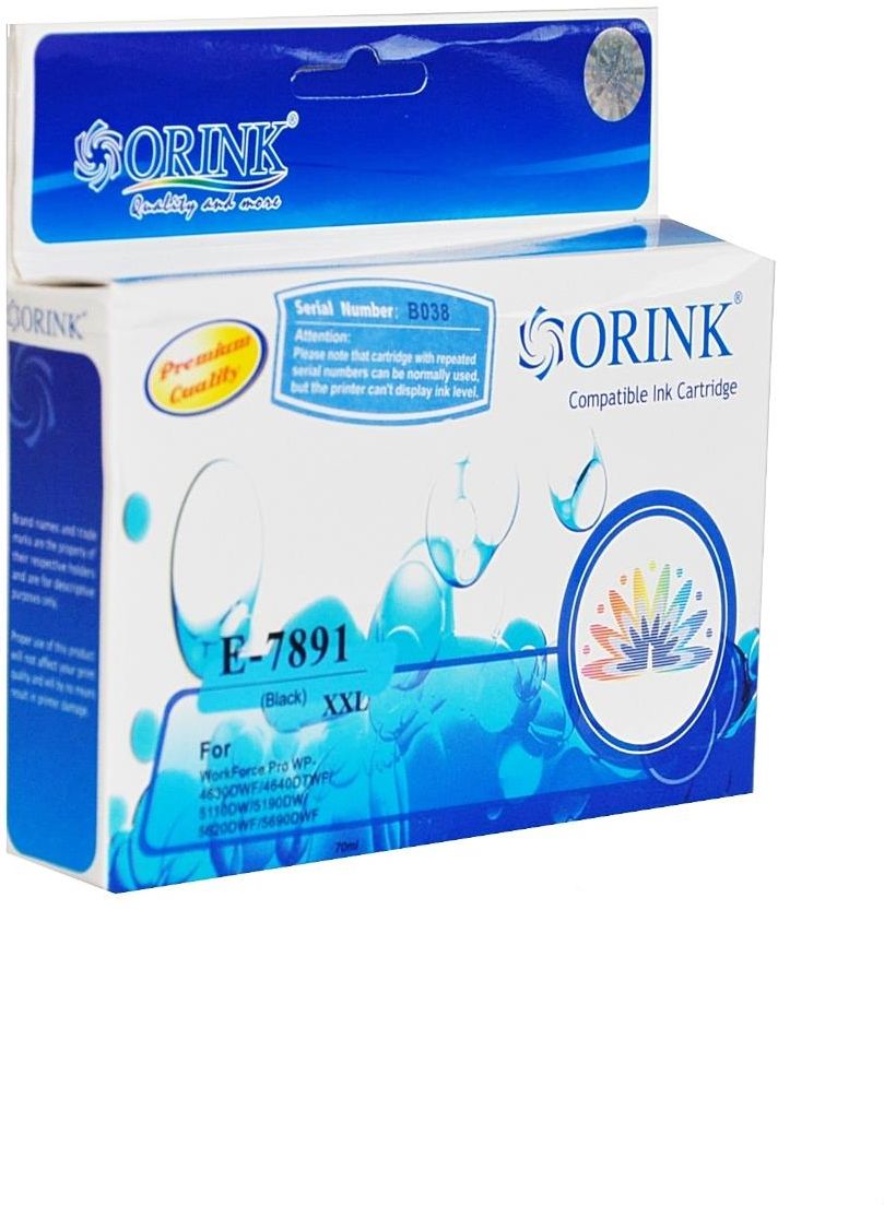 Tusz Orink 7891Xxl Do Drukarek Epson Wf5110Dw / 5190Dw 5620Dwf 5690Dwf ...