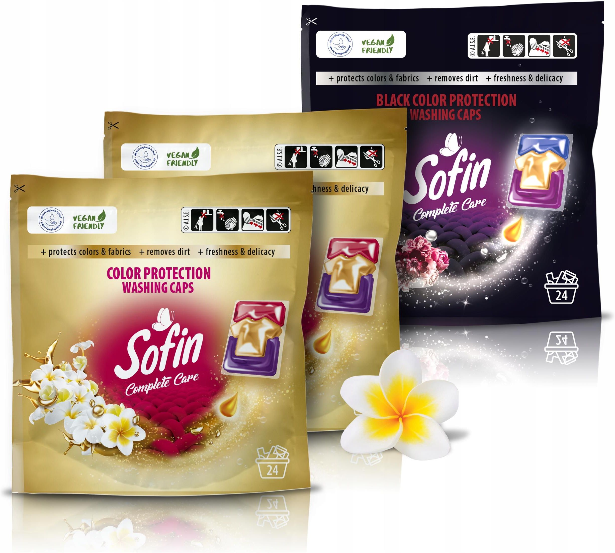 Sofin Kapsułki Do Prania Color Black 72Szt. Mix - Ceny i opinie - Ceneo.pl