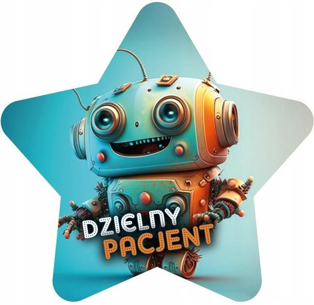 Omnino Naklejki Dzielny Pacjent Roboty 100Szt. - ceny i opinie - Ceneo.pl